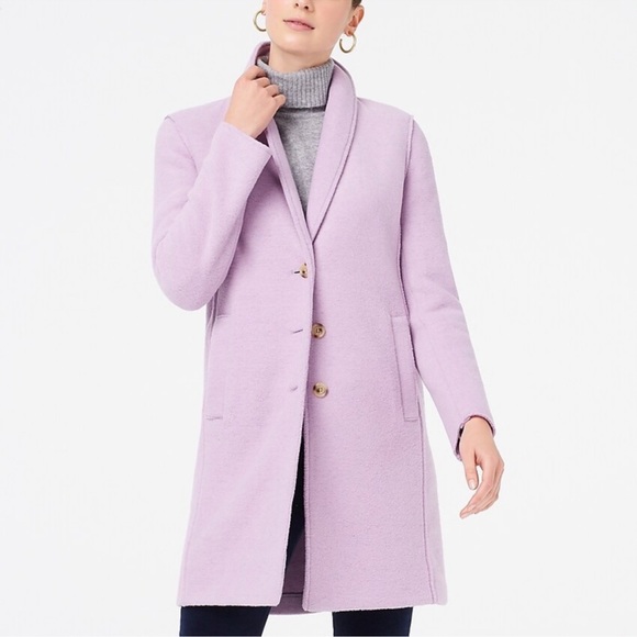 J Crew Boiled Wool Coat